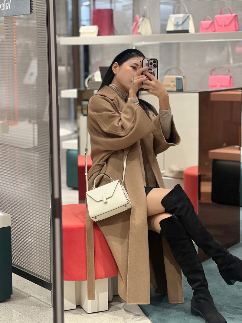 발렉스트라 Valextra 여자 명품 가방 보러 롯데 본점 방문 후기 네이버 블로그