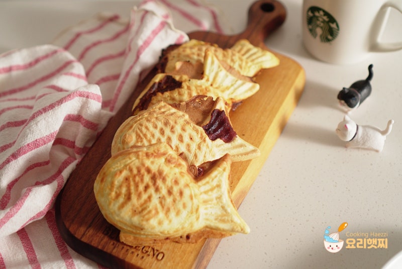 붕어빵 만들기 집에서 3가지맛 붕어빵 반죽 재료 레시피 겨울간식 : 네이버 블로그