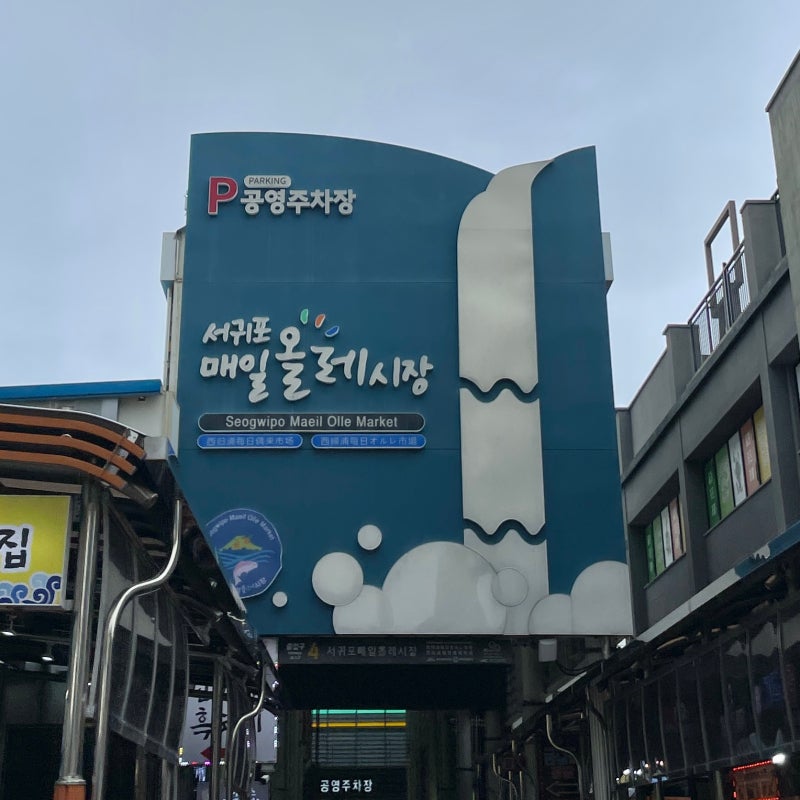 제주 서귀포 올레시장 후기 공영주차장 깡통화덕 마농토스트 오메기떡 추천 네이버 블로그