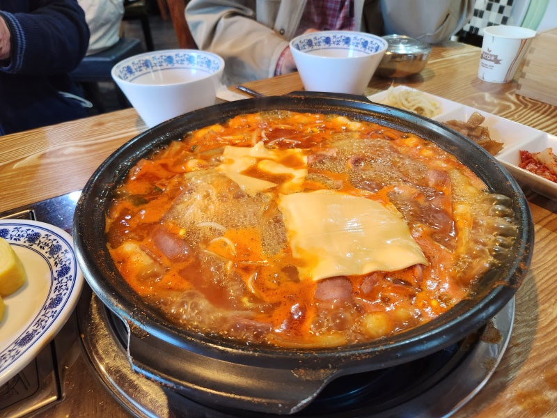강남 부대찌개 라면사리 밥 무한리필 네이버 블로그