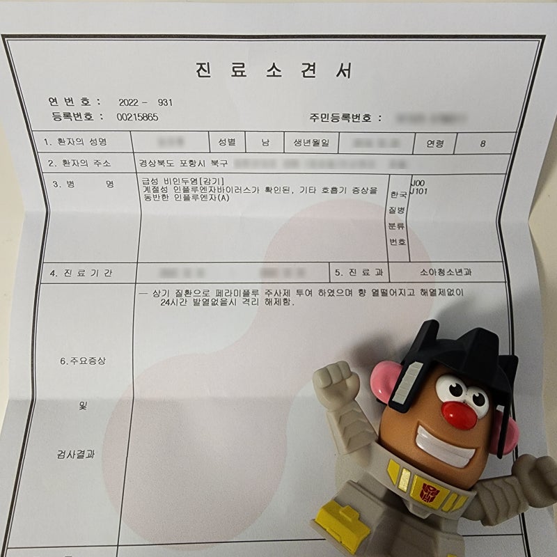 A형 독감 격리 의무와 기간 학교 잠복기 전염성 네이버 블로그