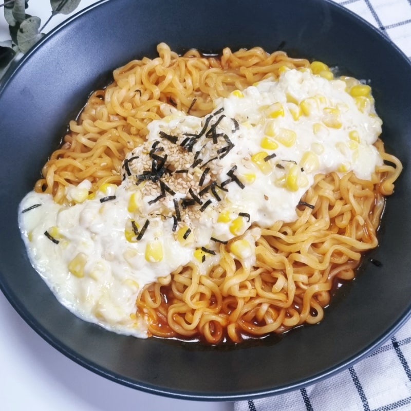 콘치즈 불닭 볶음면 개발자 추천 레시피 네이버 블로그