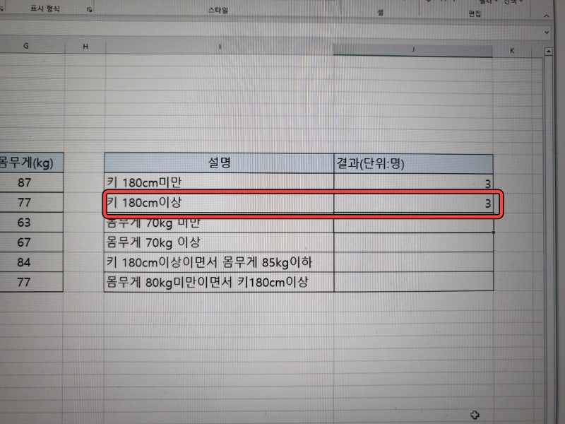 엑셀 개수 세기 카운트이프 함수 사용해보자 네이버 블로그
