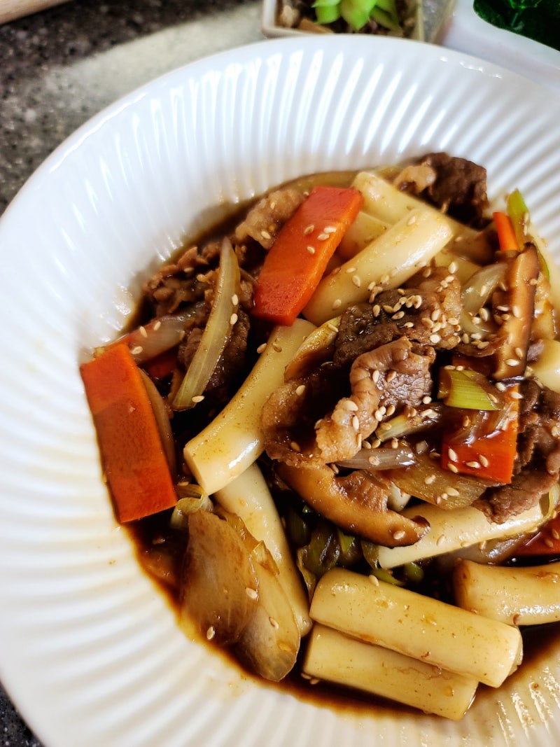 백종원 궁중떡볶이 만들기 궁중떡볶이 재료 양념 간장떡볶이 레시피 네이버 블로그