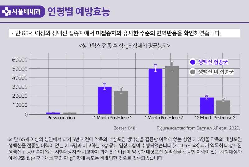 대상포진 예방접종 효과 가격 및 횟수 비교 싱그릭스 Vs 조스타박스 네이버 블로그