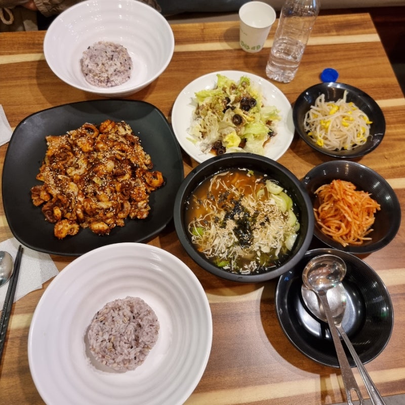 서울 구로 개봉역 개봉동 고척아이파크 경인중학교 고척문화공원 한식 매콤한 쭈꾸미 점심 저녁 맛집 산촌신쭈꾸미 개봉역점