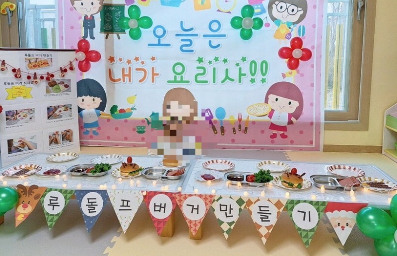 어린이집 요리활동 크리스마스 루돌프버거 만들기 : 네이버 블로그