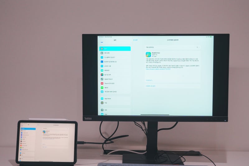 아이패드 외장 모니터 연결 확장 Ipados162 스테이지 매니저 업데이트 네이버 블로그