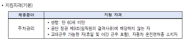 직무수행계획서예시 주차관리 송파구시설관리공단 주차관리 채용공고 설명 네이버 블로그