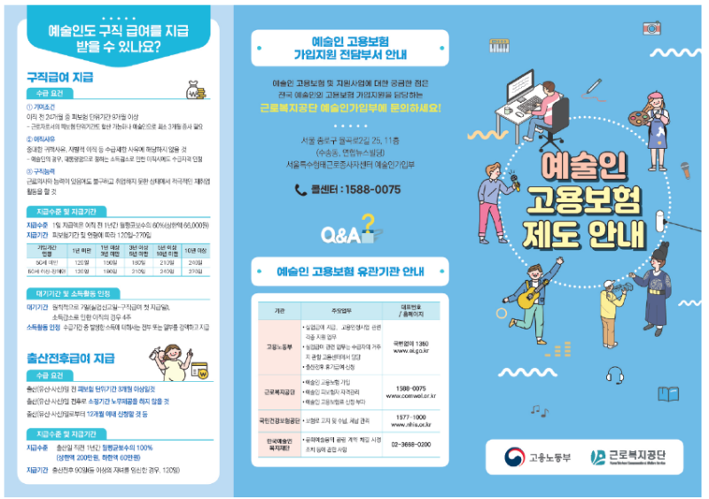 예술인 고용보험 가입지원 적용 대상 및 보험료 산정 및 납부방법 네이버 블로그