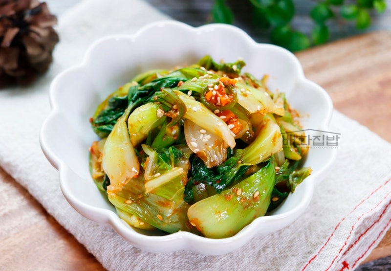 청경채무침 만드는 법 청경채요리 청경채 나물 된장무침 배추나물무침 반찬거리 네이버 블로그