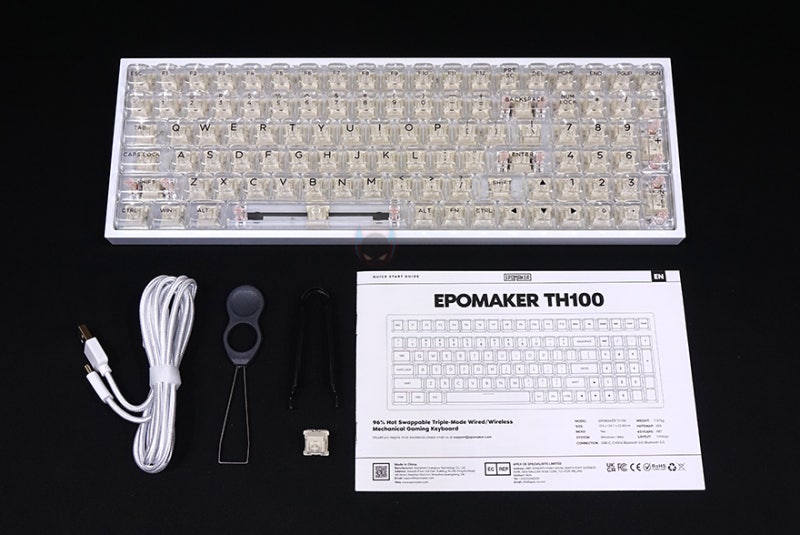 100% 투명 키캡의 크리스탈 감성 키보드! EPOMAKER TH100 : 네이버 블로그