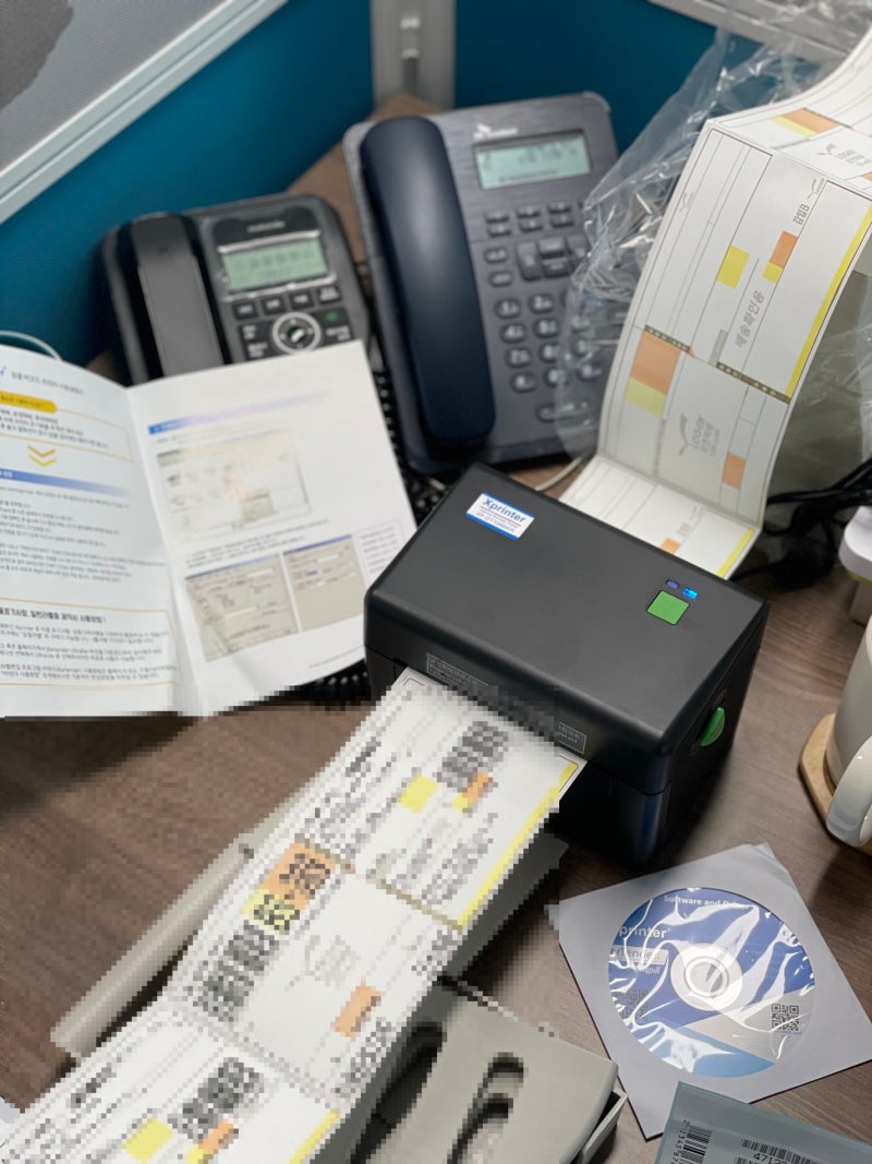 택배 송장 프린터 Xprinter XP-DT108B-KR 설치 및 사용후기 : 네이버 블로그