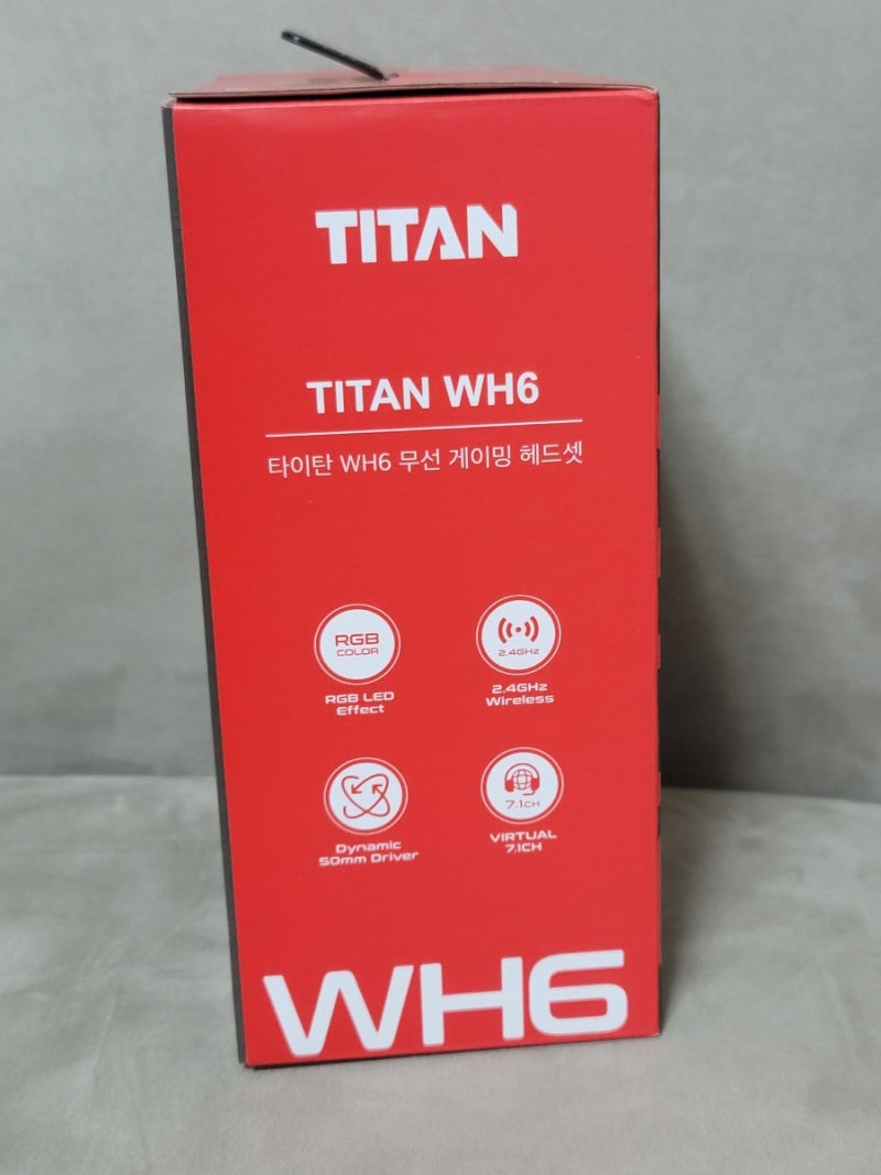 처음으로 가져본 무선 헤드셋, "타이탄 WH6 무선 게이밍 헤드셋" 사용 후기 : 네이버 블로그