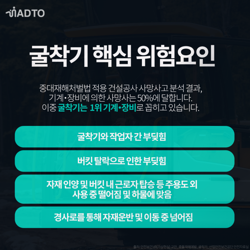 굴착기 충돌 재해 그만 위험요소와 안전대책 살펴보기 네이버 블로그