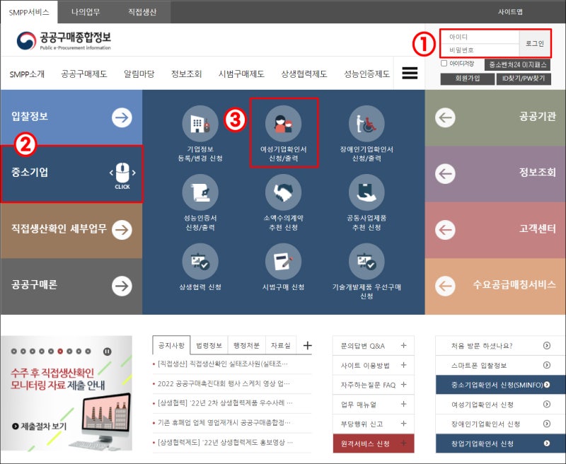 여성기업확인서 발급재발급 갱신 방법 개인사업자 네이버 블로그