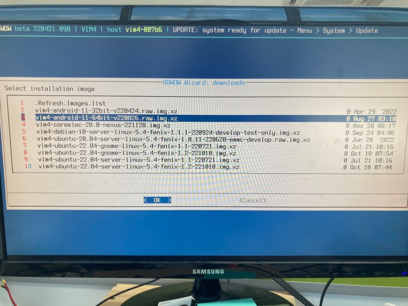 [Khadas VIM 사용 가이드 : 1강] 초소형 싱글 보드 컴퓨터! VIM4 OOWOW로 OS 설치하는 방법 : 네이버 블로그