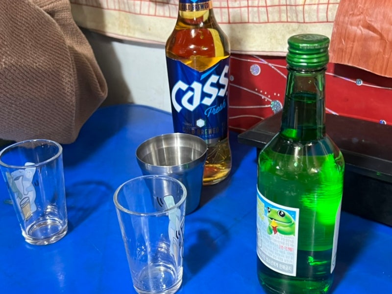 중랑역 포장마차는 한일포차 메뉴판 내부사진 있음석화 김치삼겹 계란말이 우동 네이버 블로그