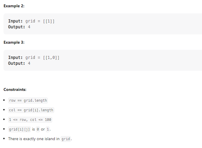 JAVA_Island Perimeter_LeetCode 463 : 네이버 블로그
