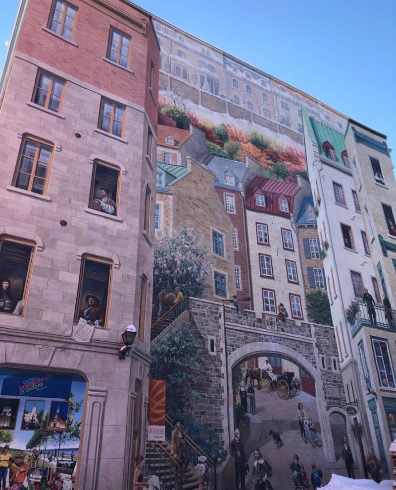퀘백여행walking Around In Quebec 다시먹고싶은 아이스와인퀘백노트르담대성당프레스코벽화 네이버 블로그