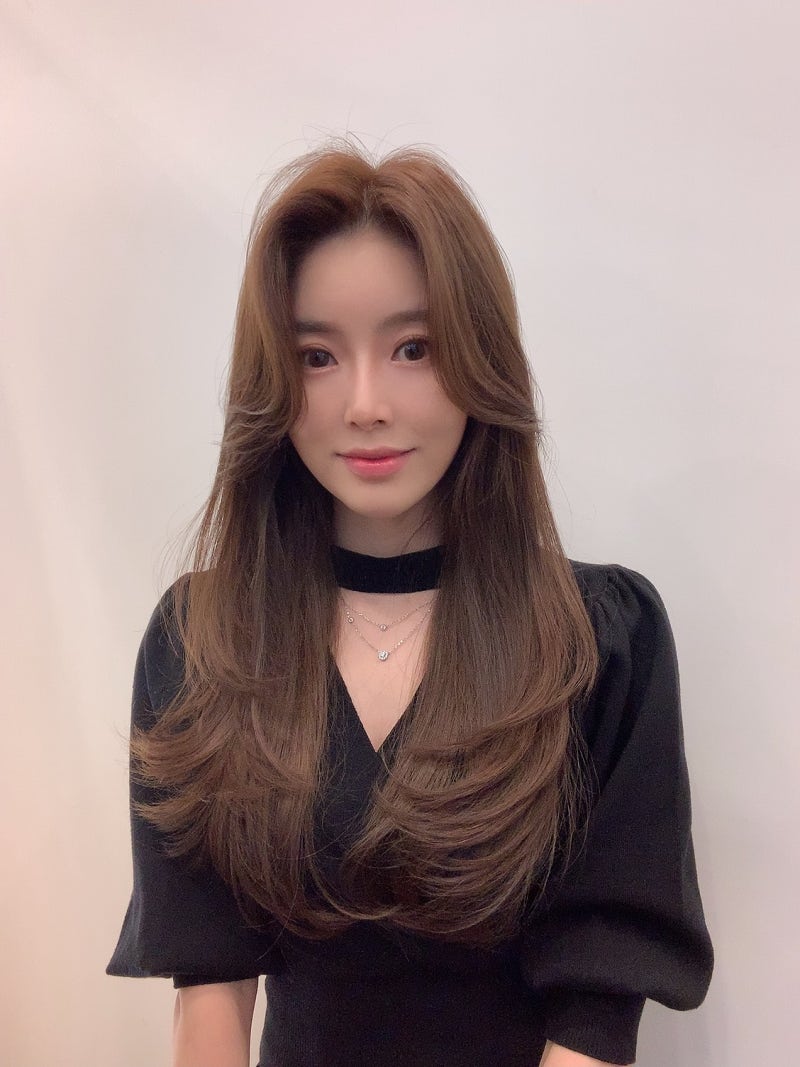 긴머리 레이어드컷 빌드펌 하면 손질 편해요 네이버 블로그