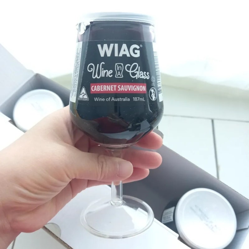 WIAG 와인 인 어 글라스 코스트코 컵와인 추천 캠핑 휴대용 와인잔 컵으로 사용~ : 네이버 블로그
