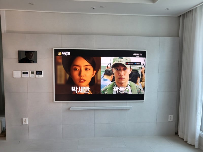 티비 반매립시공과 완전매립벽매립시공 어떤게 좋을까요 티비 매립박스 인테리어 목공작업 주의사항tv사운드바 선매립 네이버 블로그