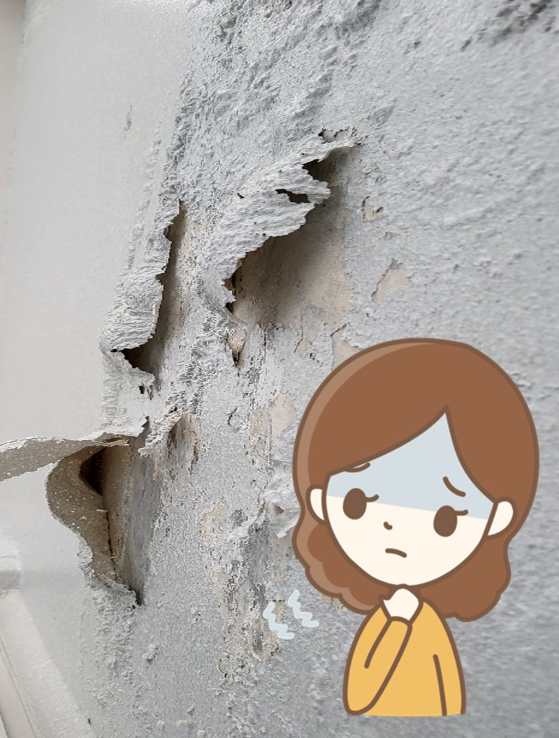 벽이 꽁꽁 얼고 결로 줄줄 아파트 베란다에 탄성코트 시공하면 베란다 탄성코트 곰팡이 탄성코트 들뜸 벗겨짐 박리 보수 방법에