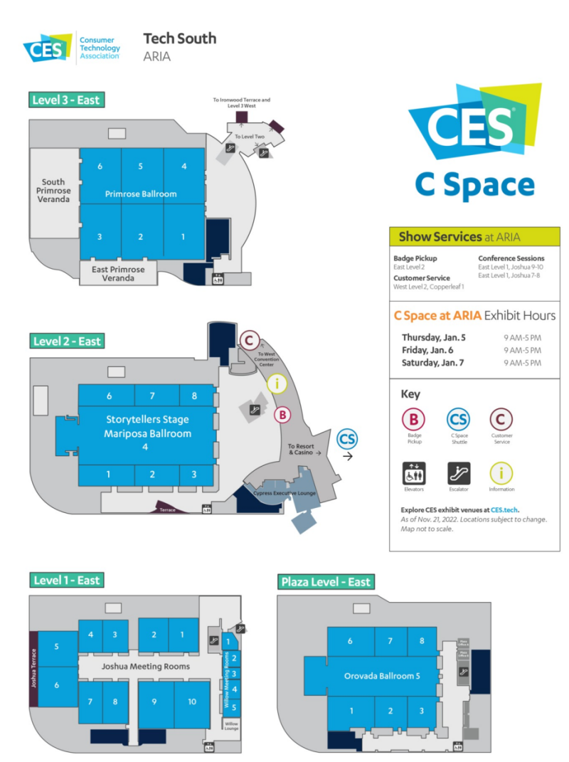 CES 2023 전시장 지도 floor map : 네이버 블로그