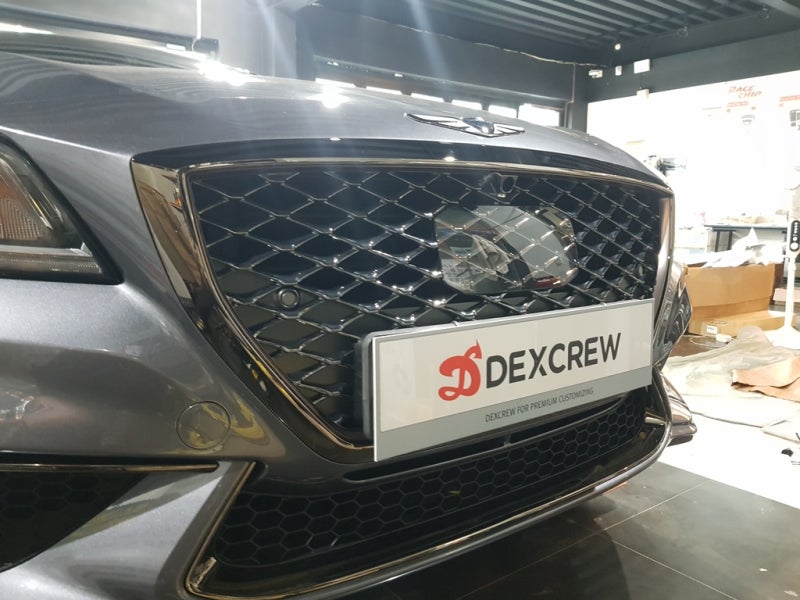 제네시스 DH, G80 스포츠범퍼 개조, 프론트/리어 스포츠범퍼 이식~ 덱스크루 평택점 : 네이버 블로그