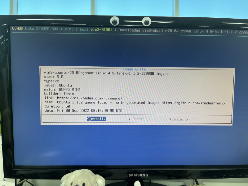 [Khadas VIM 사용 가이드 : 3강] OOWOW로 Ubuntu 설치가 가능하다구~? : 네이버 블로그