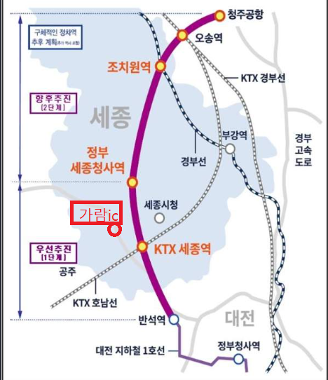 2023년 세종시 현안' KTX 세종역.세종 광역철도.첫마을 IC 용역 : 네이버 블로그