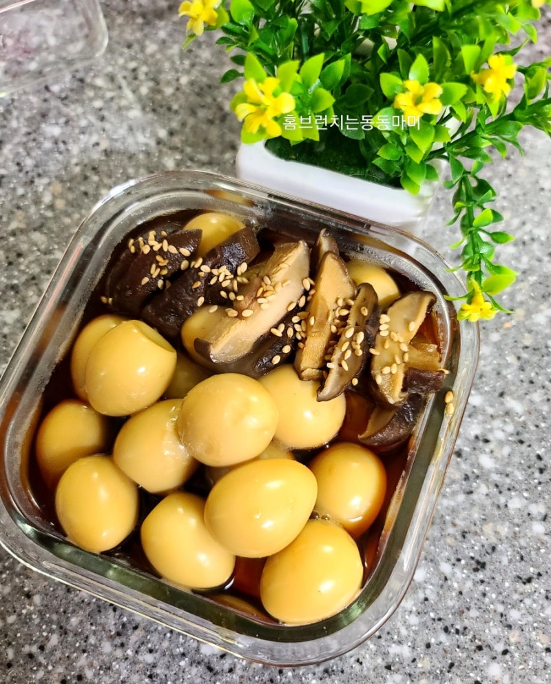 백종원 메추리알장조림 간장 표고버섯 장조림 아기 메추리알 요리 집밥레시피 일주일 밑반찬 네이버 블로그