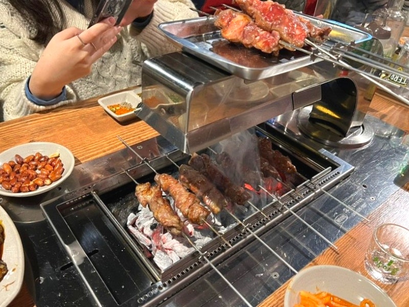 이가네양꼬치 성수직영점 양갈비 양꼬치 맛집 연말 신년 회식 장소 네이버 블로그