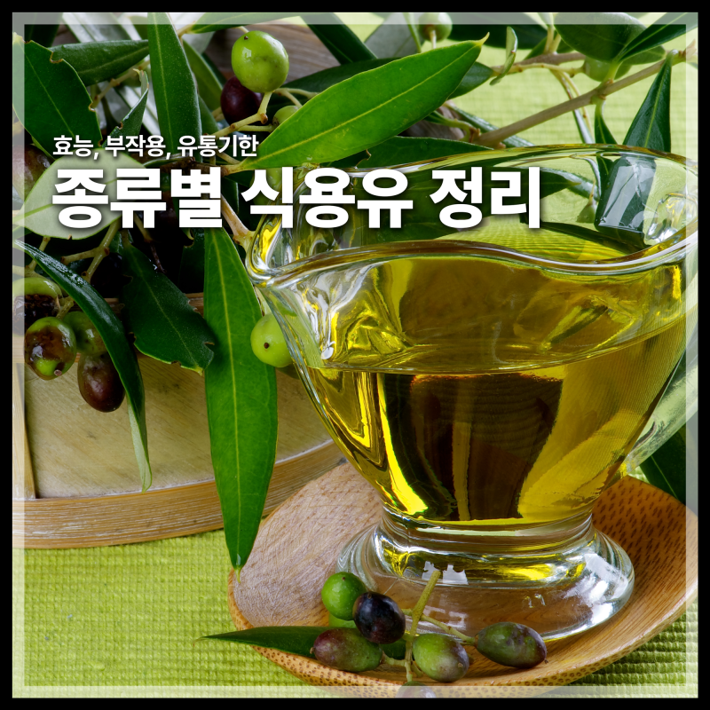 카놀라유 포도씨유 해바라기유 올리브유 식용유 종류 효능 부작용 유통기한 네이버 블로그