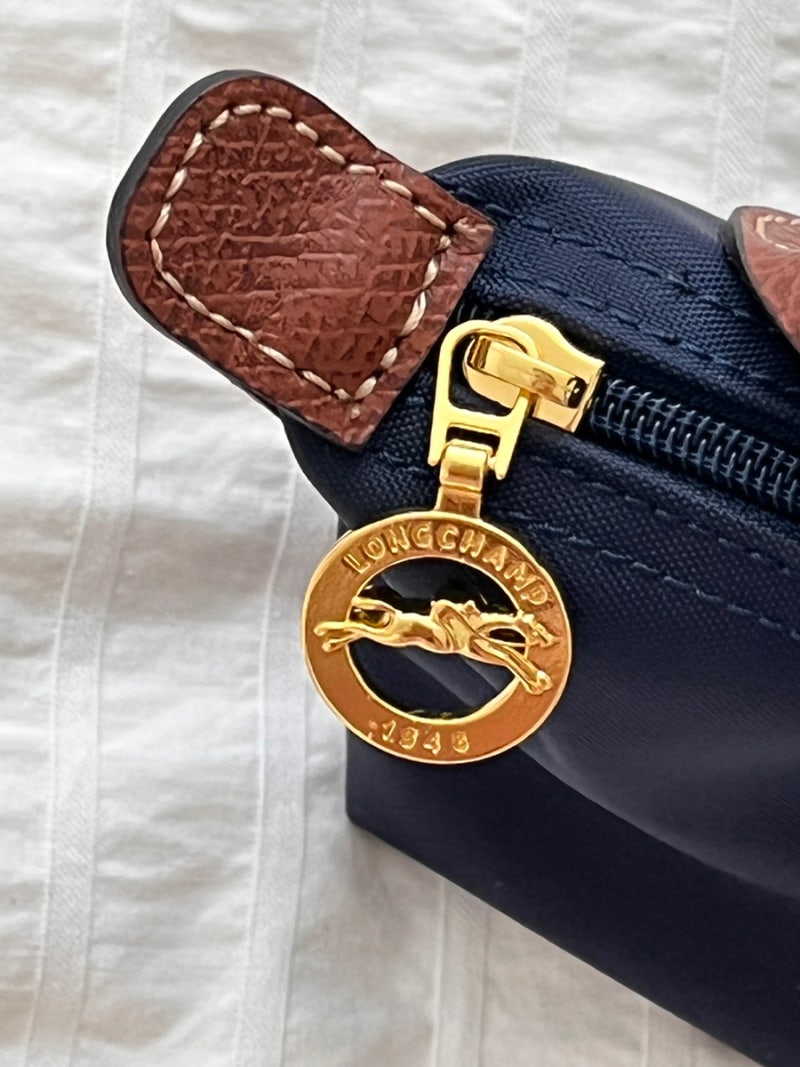 Longchamp 롱샴 르 플리아쥬 오리지널 핸들 파우치 후기 가격 크기 착용컷 미니백 추천 네이버 블로그