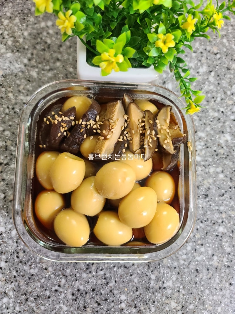 백종원 메추리알장조림 간장 표고버섯 장조림 아기 메추리알 요리 집밥레시피 일주일 밑반찬 네이버 블로그