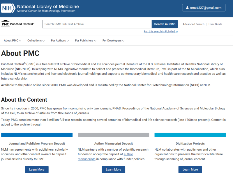 MEDLINE, PubMed, PMC (PubMed Central) : 네이버 블로그