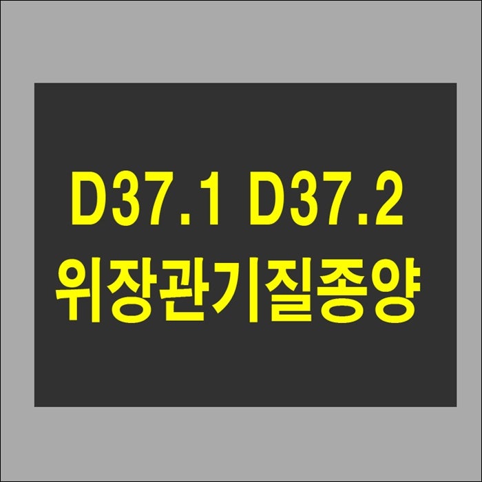 D37.1 D37.2 위장관기질종양 암진단비 전액 가능성을 꼭 알아보세요. : 네이버 블로그
