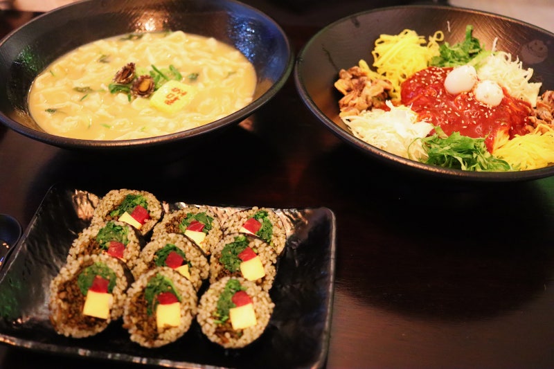 창원 배말칼국수 어반브릭스 맛집 톳김밥 강추 네이버 블로그