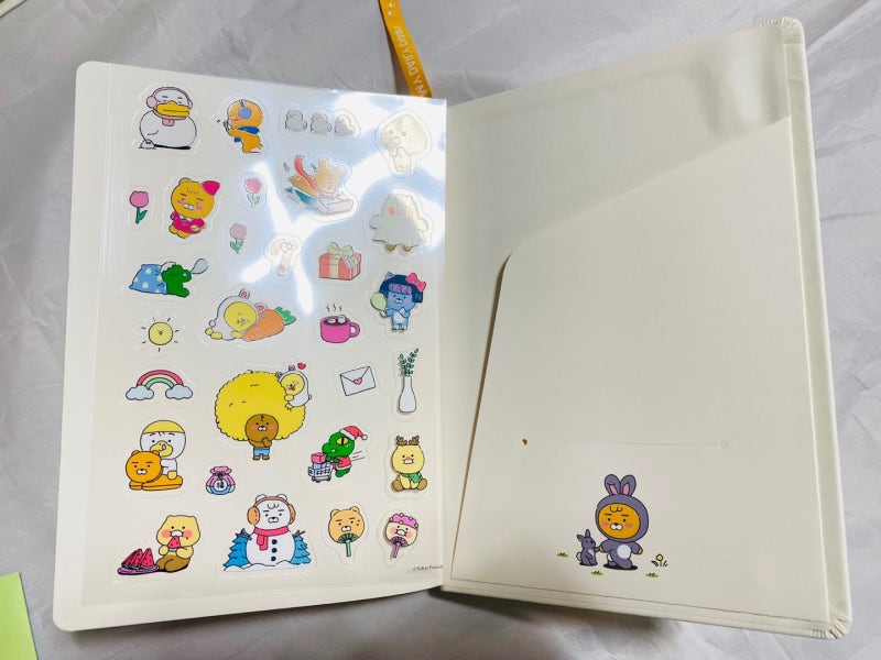 2023년 카카오프렌즈 라이언 다이어리 & 미니 달력 세트 (다이어리/미니탁상 달력/스티커/일러스트 엽서) : 네이버 블로그