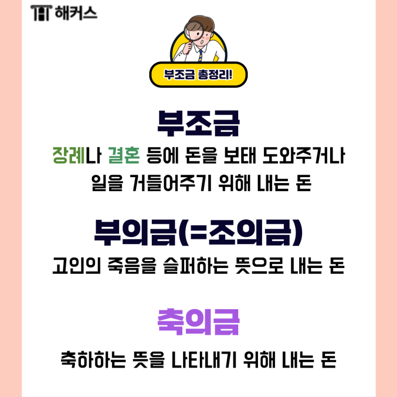 장례식부조금 And 결혼식축의금금액수와 경조사봉투이름 쓰는 법 네이버 블로그