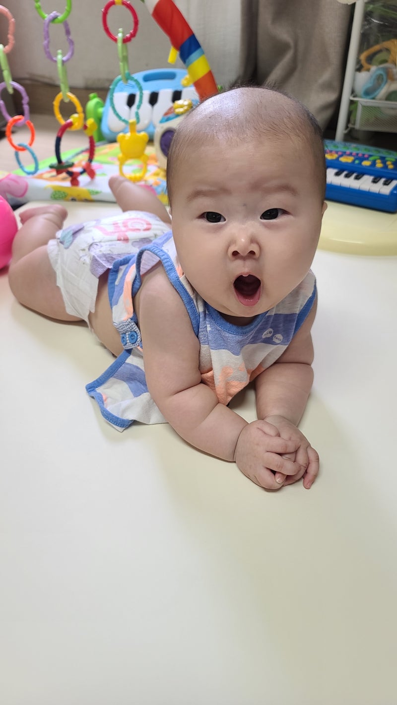 배밀이 시기와 개월별 아기 성장발달 아기 대근육 발달순서 네이버 블로그