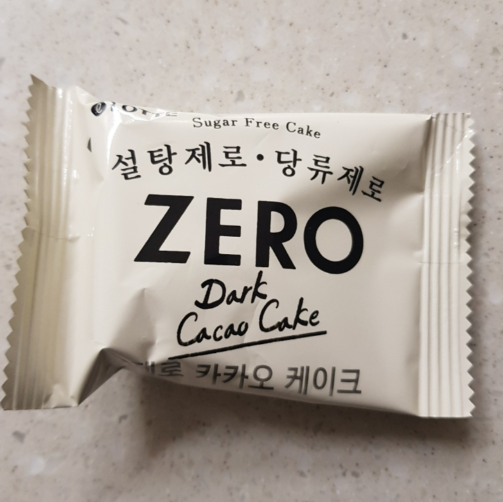 말티톨이 들어있는 슈가프리 롯데 제로 다크 카카오 케이크 찐후기 네이버 블로그