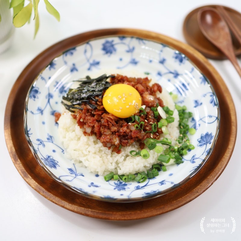류수영 스팸덮밥 레시피 편스토랑 어남선생 스햄덮밥 자취생 스팸 요리 네이버 블로그