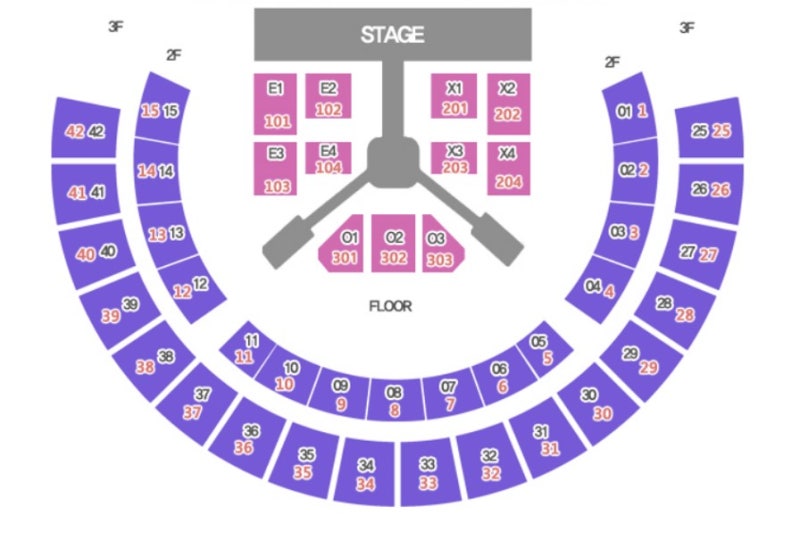 올림픽공원 체조경기장 시야] KSPO DOME 플로어 1층 2층 좌석 시야제한석 주차 총정리!! 콘서트 내한공연 좌석수 예매 ...