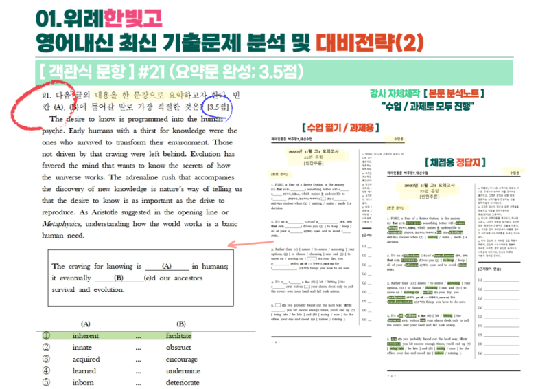 민홍준 영어 한빛고에 의한 한빛고를 위한 한빛고 내신 전문학원 Feat 박주영 강사 네이버 블로그