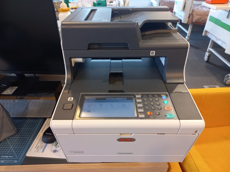 오키 컬러 레이저 복합기 OKI ES5473 MFP IP 및 소모품 확인 / 무한잉크 프린터 임대 렌탈 추천 : 네이버 블로그