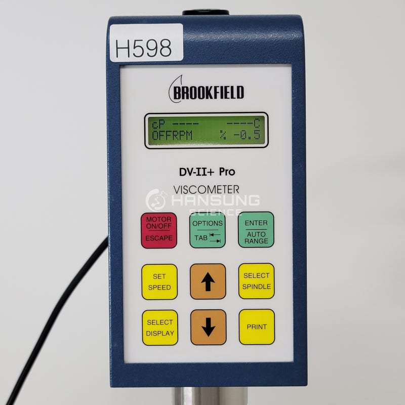 BROOKFIELD DV-II+PRO Viscometer (LVDV-II+PRO) , 저점도계 (H598) : 네이버 블로그