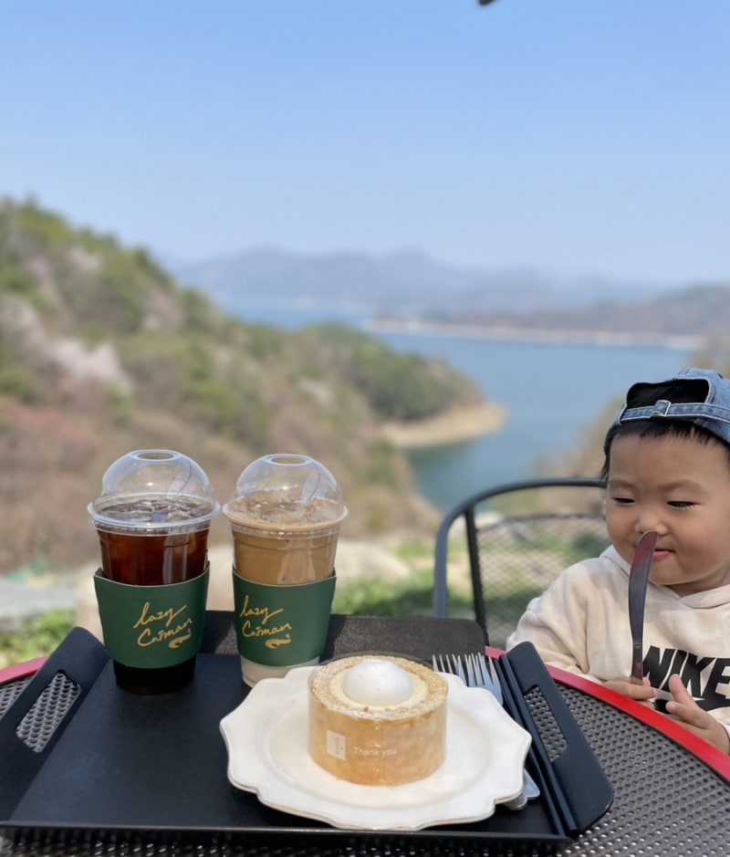 충주 충주호뷰맛집 카페 게으른 악어충주 캠핑느낌카페 네이버 블로그